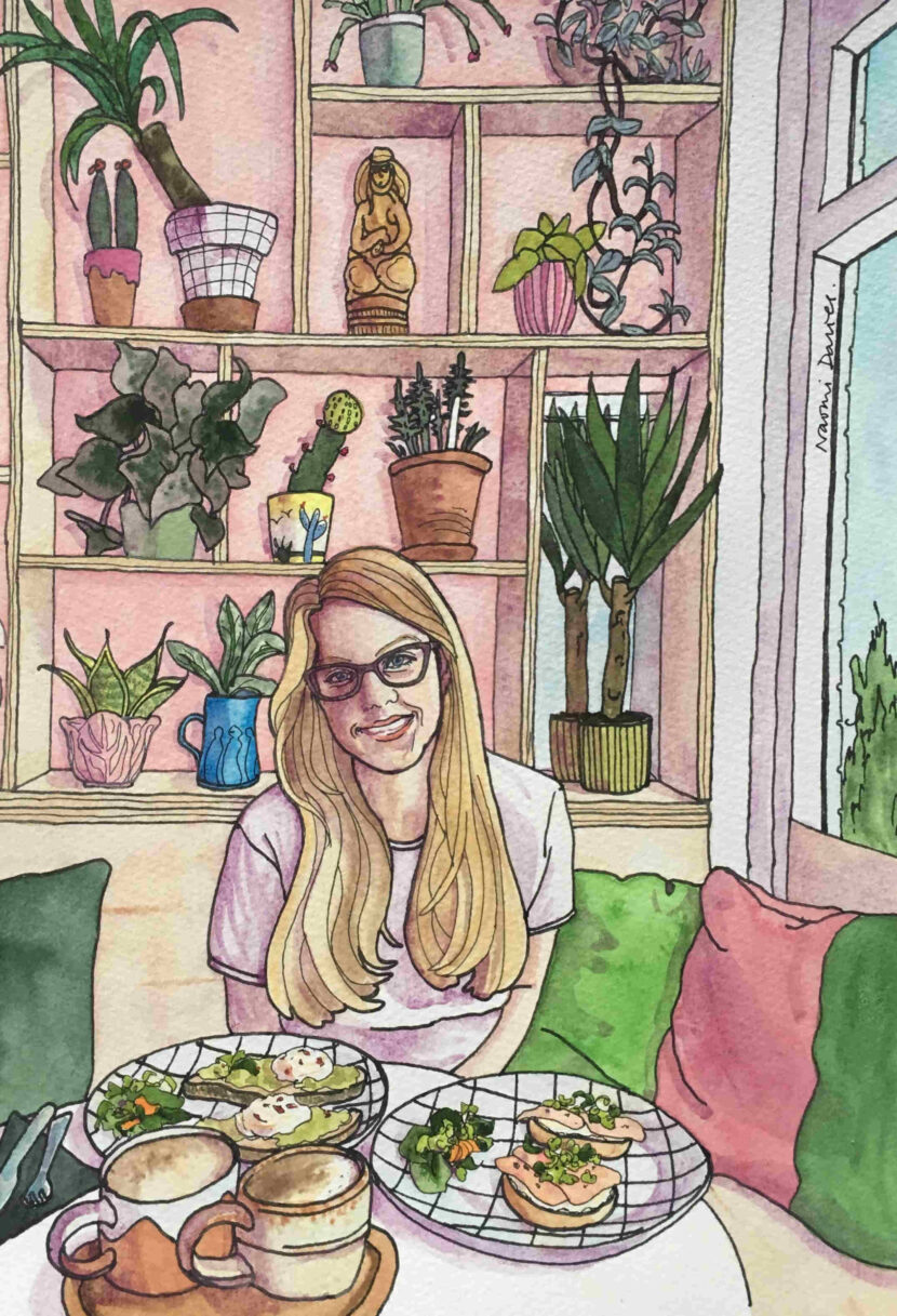 Lunch at the Moringa Tree – Naomi Davies Art